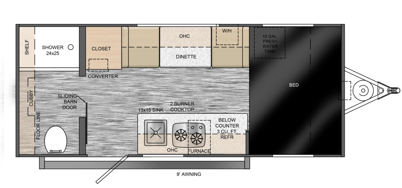 2023 Rove Lite Ultra Lightweight Travel Trailers - Travel Lite Trailers